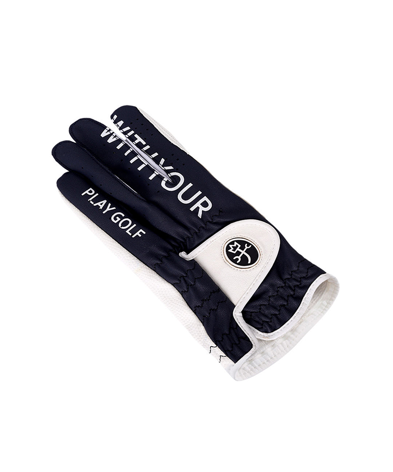 Castelbajac Men's Synthetic Leather Slogan Gloves - Black ...