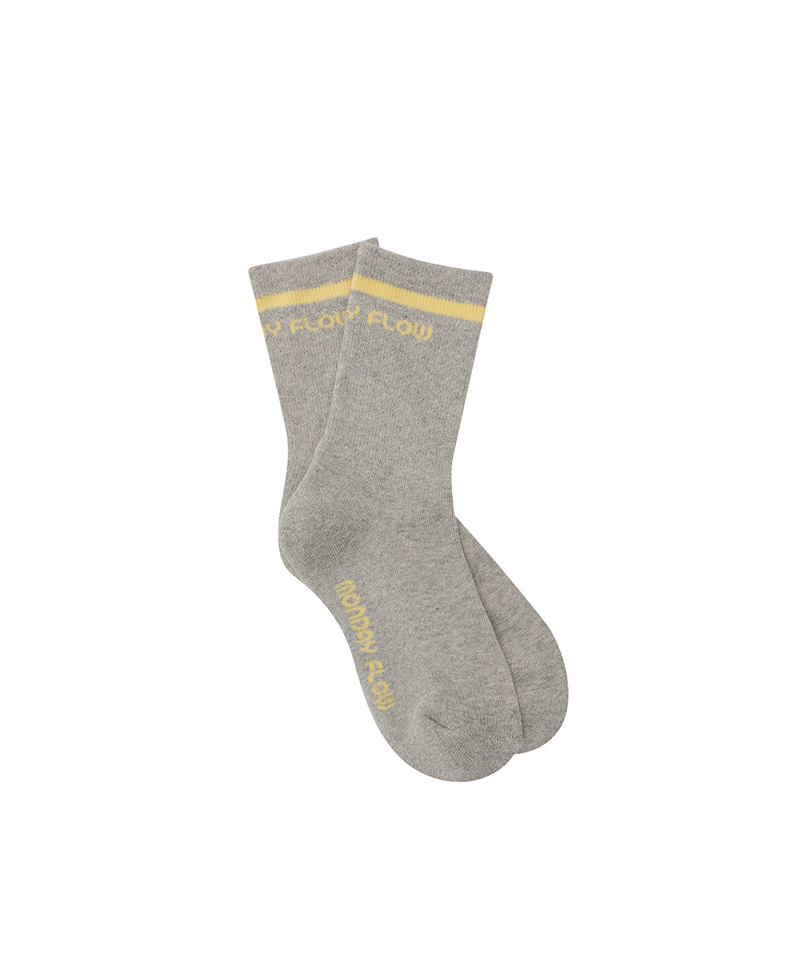 Monday Flow Lettering Socks - Light Gray – Nevermindall USA
