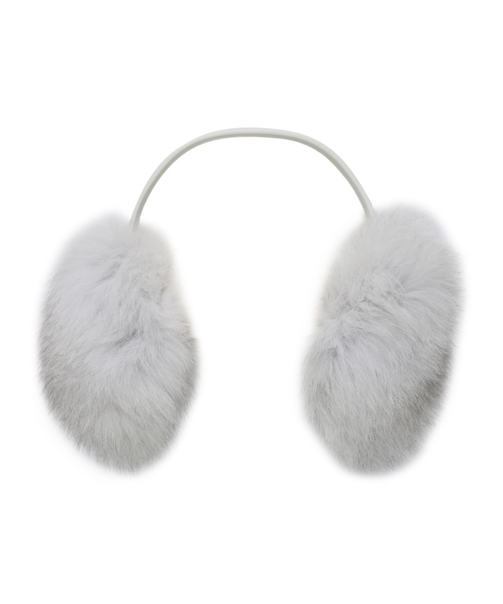 Monday Flow Real Fox and Leather Earmuffs Blue Fox – Nevermindall USA