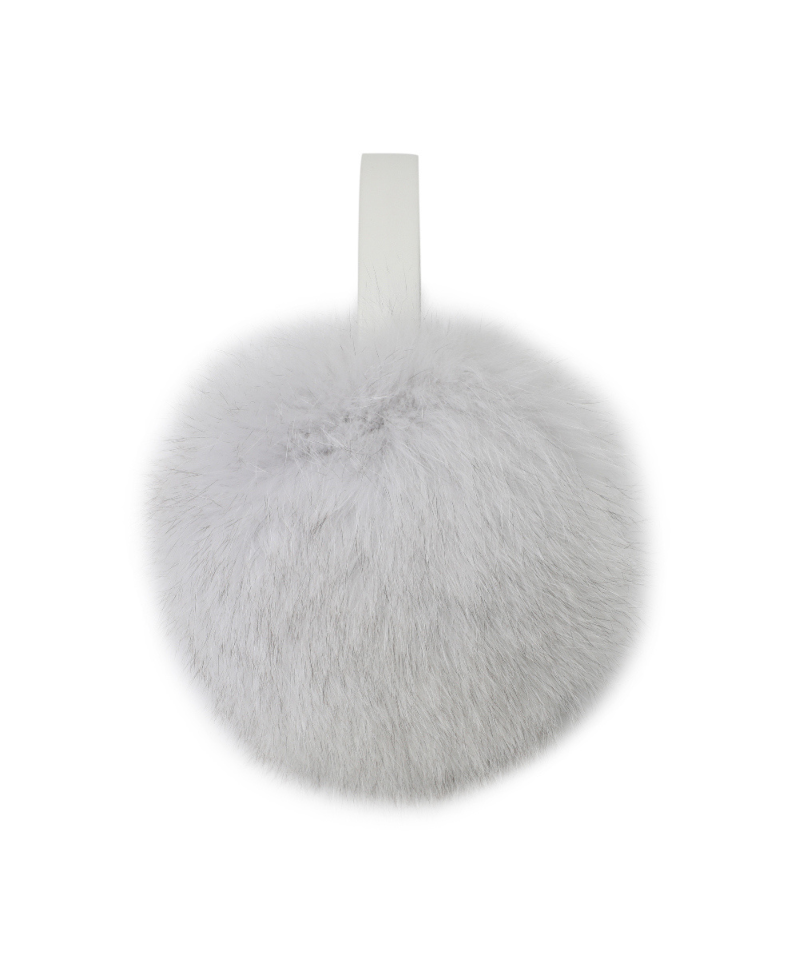 Monday Flow Real Fox and Leather Earmuffs Blue Fox – Nevermindall USA