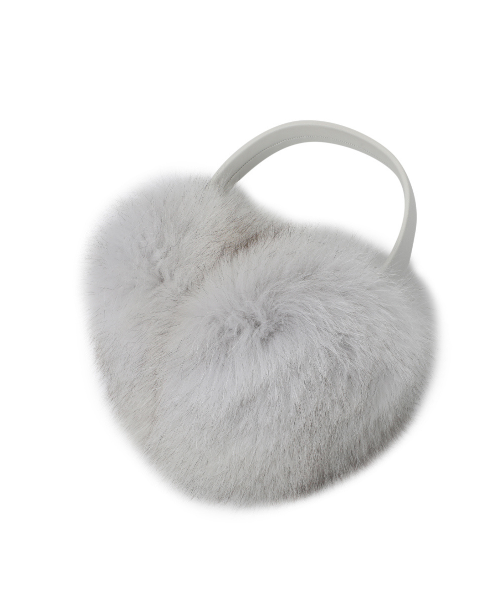 Monday Flow Real Fox and Leather Earmuffs Blue Fox – Nevermindall USA