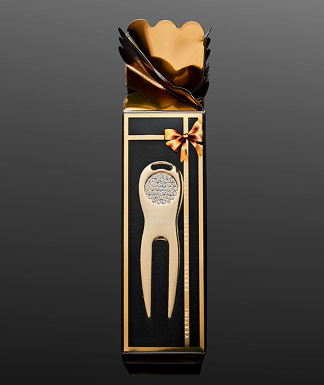 Curved Divot Repair Tool And Leather Case – Nevermindall USA