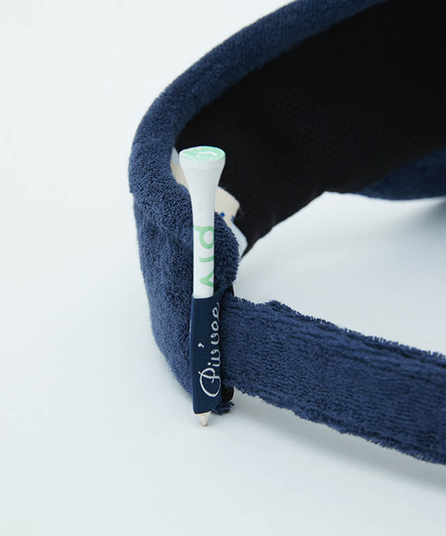 PIV'VEE Terry Sun Visor - Ocean Navy | Nevermindall USA