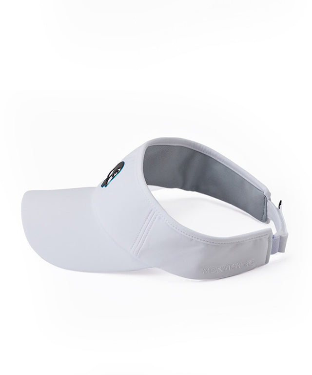 Monster G Two-tone Skull Visor Cap White | Nevermindall USA